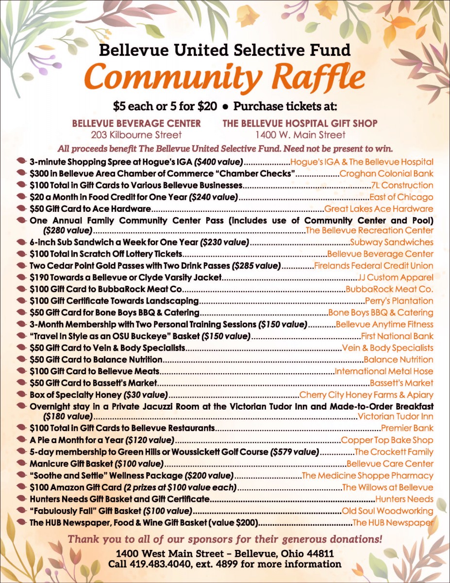 Bellevue United Selective Fund Community Raffle Underway | The Bellevue Hospital